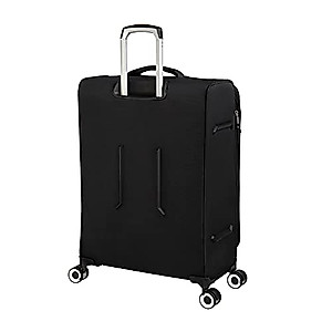 it luggage Intrepid 32" Softside Checked 8 Wheel Expandable Spinner with TSA Lock, Black