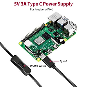 GeeekPi Raspberry Pi 4 4GB Kit, Retroflag PiStation Case with 5V 3A Power Supply, 32GB Card, 2PCS USB Wired Controllers, HDMI Cable, Case with Fan for Raspberry Pi 4B (4GB RAM)