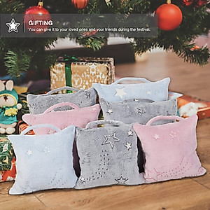 Cozy Bliss Wearable Blanket Hoodie Glow in The Dark Oversized Hooded Sweatshirt Lightweight with Giant Hood Pocket Super Soft Warm Comfy Plush Gifts for Kids Women Men Birthday Halloween Grey