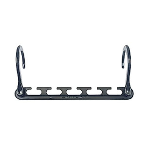 Wonder Hanger Max Pack of 10 Organizer, Triples Clothes-Hanger Space for Wrinkle-Free Clothes, Space-Saving Closet-Organization Hangers, Fully Assembled, Grey