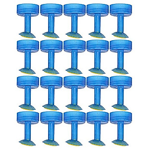 DOITOOL 20PCS Bottle Cap Sprinkler Head Plastic Bottle Watering Spout Bonsai Watering Can for Indoor Seedlings Plant Garden Watering (Random Color)
