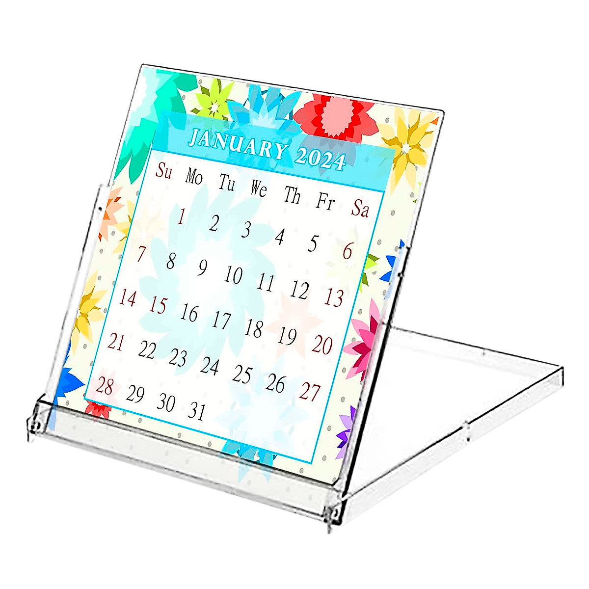 2024 CD-Style Desk Calendar 12 Months Calendar/Planner / (Edition #01)