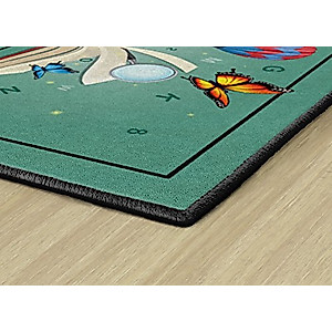 Flagship Carpets Explore Through Reading Children's Educational Area Rug for Kids Bedroom Mat, Home Play Room or Classroom Carpet, 3' x 5', Multicolor