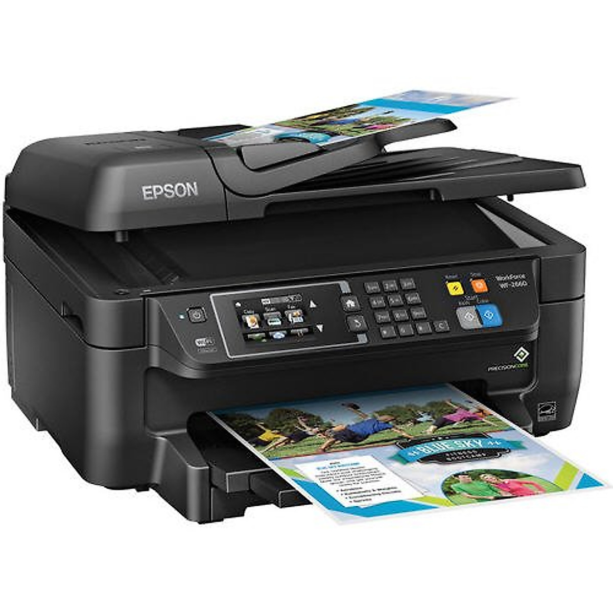 Epson Workforce WF-2660 All-in-One Wireless Color Printer with Scanner, Copier and Fax