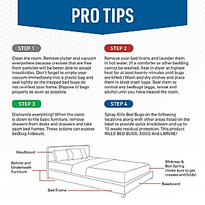 JT Eaton 207-W Bed Bug Killer II Spray, Water-Based Insect Spray, Ready-to-Use Quart Bottle for Indoor Use