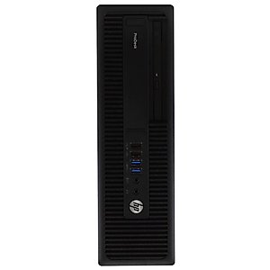 HP Desktop 600 G2 Computer Intel Quad Core i5-6500 3.2-GHz, 16GB Ram, 1 TB, with 19in LCD Monitors, DVD, WiFi, Windows 10 (Renewed) ¦