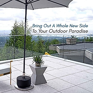 Gravipod 14 Round Umbrella Base Weight - Up to 50 lbs