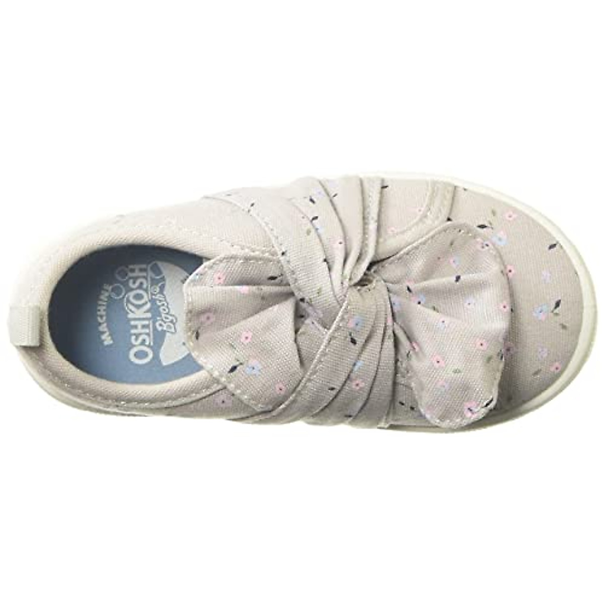 OshKosh B'Gosh Girls Amie Slip-On Shoe, Multi, 4 Toddler