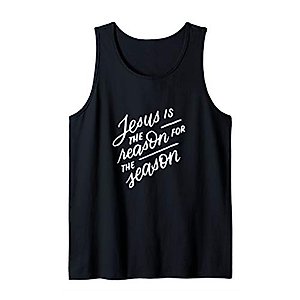 Christian Jesus The Reason Christmas Stocking Stuffer Gifts Tank Top