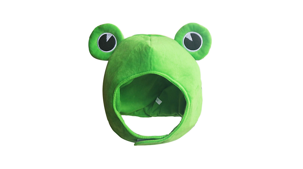 Soarsue Cute Frog Hat for Halloween & Cosplay