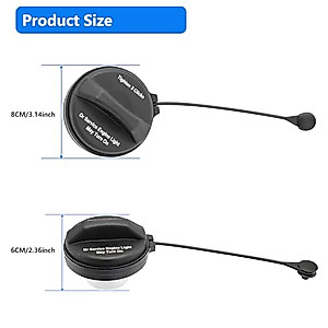 Gas Cap Replacement 95995094 for Buick LaCrosse Rendezvous,Chevy Malibu Impala Equinox Colorado Trailblazer,Cadillac CTS STS DTS SRX XLR,Pontiac G5 G6 Grand Prix,GMC Canyon Envoy Savana Fuel Cap