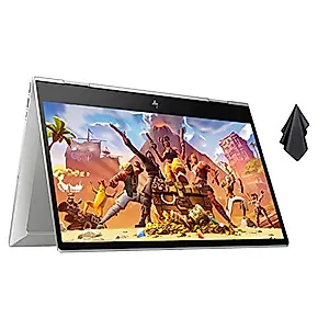2021 Newest HP Envy x360 2-in-1 Laptop, 15.6" FHD Touchscreen, Intel Core i5-10210U Processor, 32GB RAM, 1TB SSD, Fingerprint Reader, Backlit Keyboard, USB 3.1, HDMI, Webcam, Win 10 + Oydisen Cloth