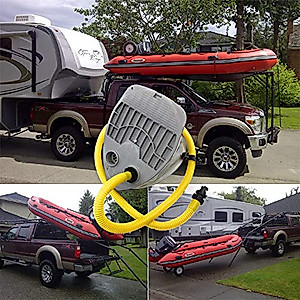 Seamax 7L Single Stage Foot Pump for Inflatable Boats, Max 3.6 PSI Support Inflation and Deflation