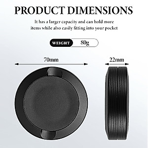 Misneach927 Snus Container，Z Caddy，Aluminum Metal Zyn Container for Pouch Storage and Everyday Carry Items，Metal Travel Containers for Pocket or Purse，The Thoughtful Gift for Valentine's