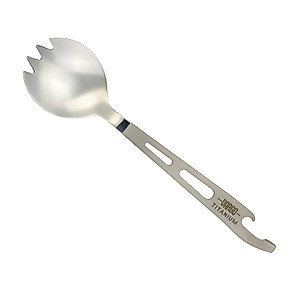 Vargo Titanium Scork - Ultralight Titanium Spoon, Fork and Can Opener Combo