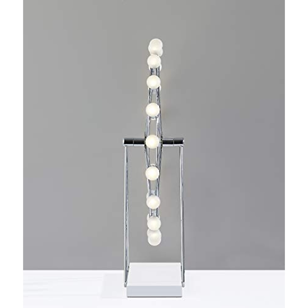 Adesso Home 2120-22 Transitional LED Table Lamp from Coney Collection in Chrome Finish, 5.25 inches, Large, Bronze