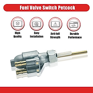 Aniro Moto Fuel Valve Petcock Replace for Honda CL175 CB350 CL350 SL350 CB360 CL360 CB450 CL450