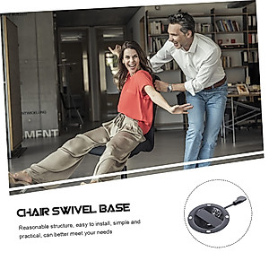 SEWACC Chair Chassis Swivel Chair Replacement X Chair Office Chair Gaming Chair Accessories Desk Chair Base Replacement Office Chair Accessory Rotating Carseat Game Chair Base Iron Black