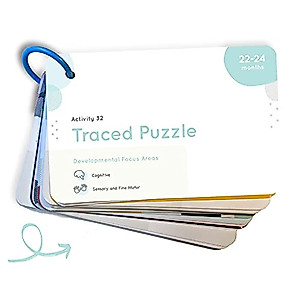 Curious Toddler™ Activity Cards | 40+ Activities for Toddler & Me (12-24 Months) | Developmentally-Focused and Stimulating Creative Playtime Ideas | Bonus: Two Recipes for Dough & Dyed Pasta