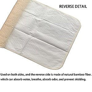 MUYG 2 Pcs Guinea Pigs Pee Pads Hamster Cage Liner Washable Chinchilla Bedding Mats Reusable Pad Super Absorbent Liners Travel Training Mat for Small Animals Cage Accessories(19.69x27.56in)