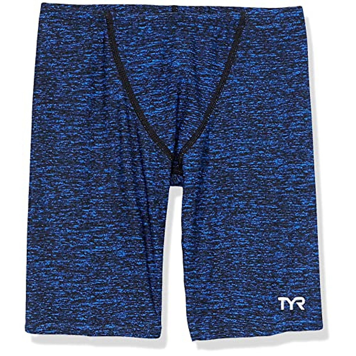 TYR Boys' Standard Durafast Elite Jammer Swimsuit, Blue Lapped, 22