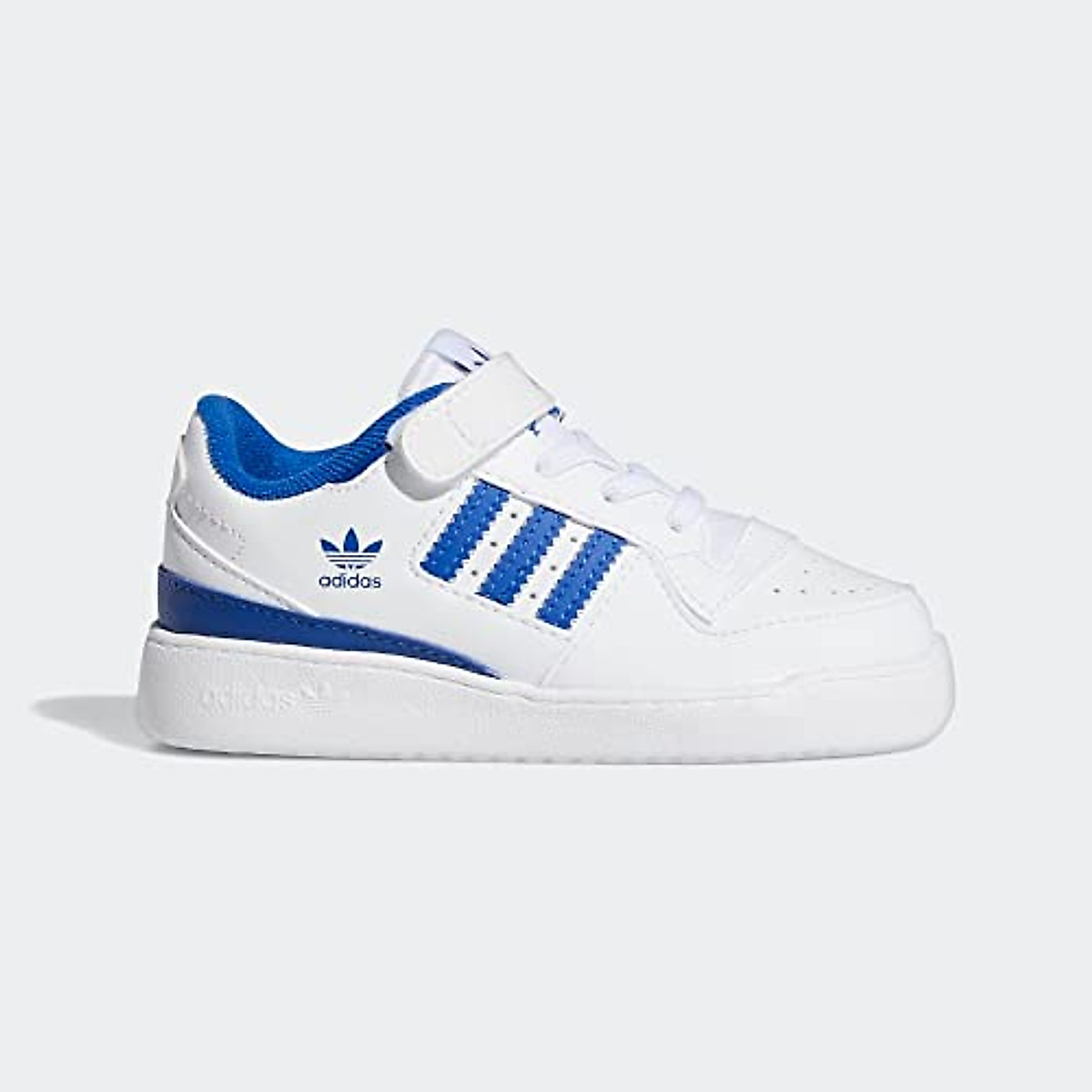 adidas Originals Forum Low Sneaker, White/Team Royal Blue/White, 6 US Unisex Big Kid