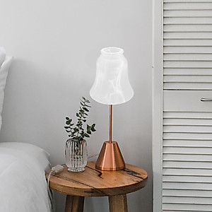 Ceiling Fan Glass Cover Pendant Light Shades Lamp Shades for Chandeliers Chandelier Glass Shade Replacement Glass Shades White Lampshade Hanging Light Shades Light Fixture Covers