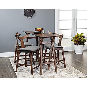 Sunpan Jaxton Counter Stool - Dark Grey