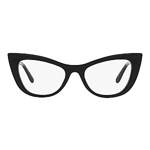 Dolce & Gabbana DG3354-501 Eyeglass Frame Black w/Demo Lens 54mm