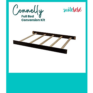 Suite Bebe Connelly Crib to Conversion Kit Only Adjustable in Quick Ship, Black