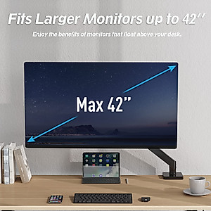 MOUNTUP Normal Dual Monitor Stand & Ultrawide Single Monitor Mount Bundle