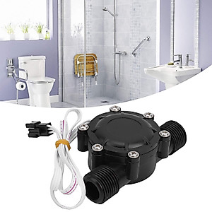 Kadimendium 3 Phase Hydro Generator AC 0-20V Multipurpose Water Turbine Generator Brushless Waterproof Water Flow Generator for Shower Head
