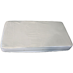 Colgate Mattress Eco Cover - GREENGUARD Gold Certified Organic Cotton Fitted Crib Mattress Cover Made with Certified Organic Cotton, Waterproof Backing, and Strong Elastic Around Perimeter