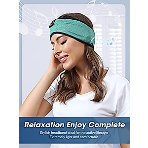 Fulext Sleep-Headphones-Headband-Bluetooth - Headphones for Sleeping Sleep Mask Headphones with Thin HD Stereo Speakers Perfect for Side Sleepers,Insomnia,Sport,Travel Best Gifts for Men Women