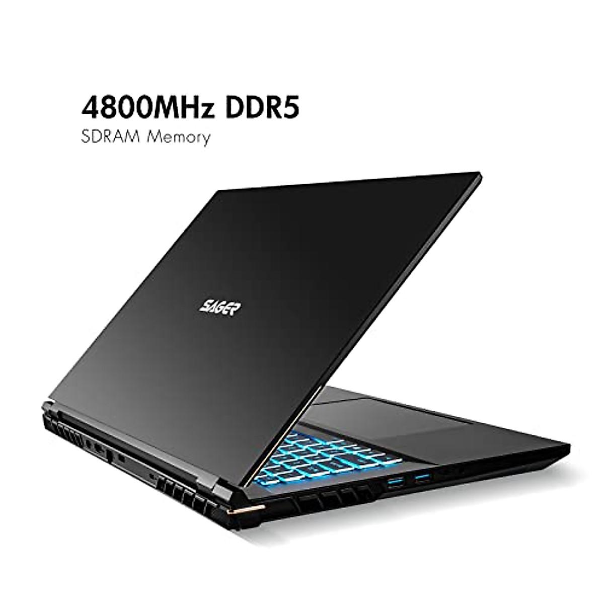 Sager 2023 NP8875E Gaming Laptop, 17.3 Inch QHD 240Hz 100% DCI-P3 G-Sync, Intel i9-13900HX, RTX 4070 8GB, 32GB RAM, 1TB Gen4 NVMe SSD, Win 11