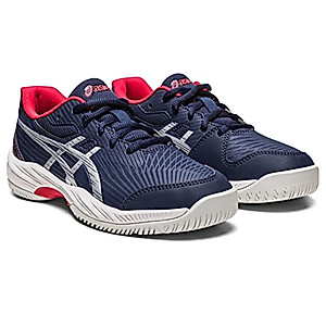 ASICS Kid's Gel-Game 9 Grade School Tennis Shoes, 4, Midnight/Pure Silver