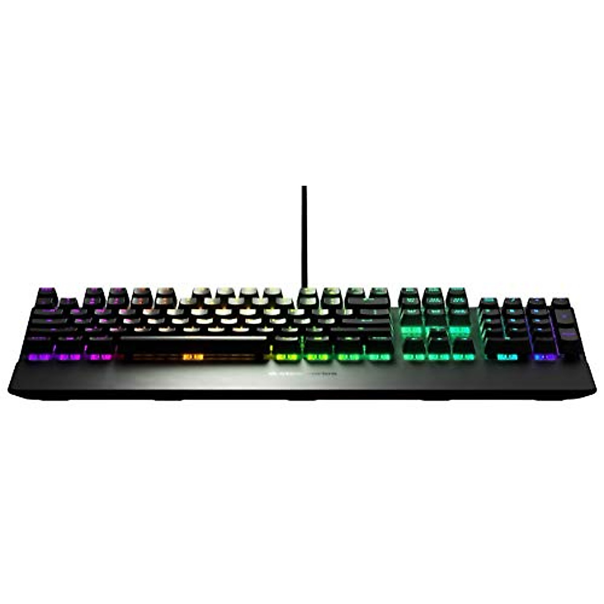 SteelSeries Apex 5 - Hybrid Mechanical Gaming Keyboard - Per-Key RGB Illumination - Oled Smart display - English (QWERTY) Layout PC
