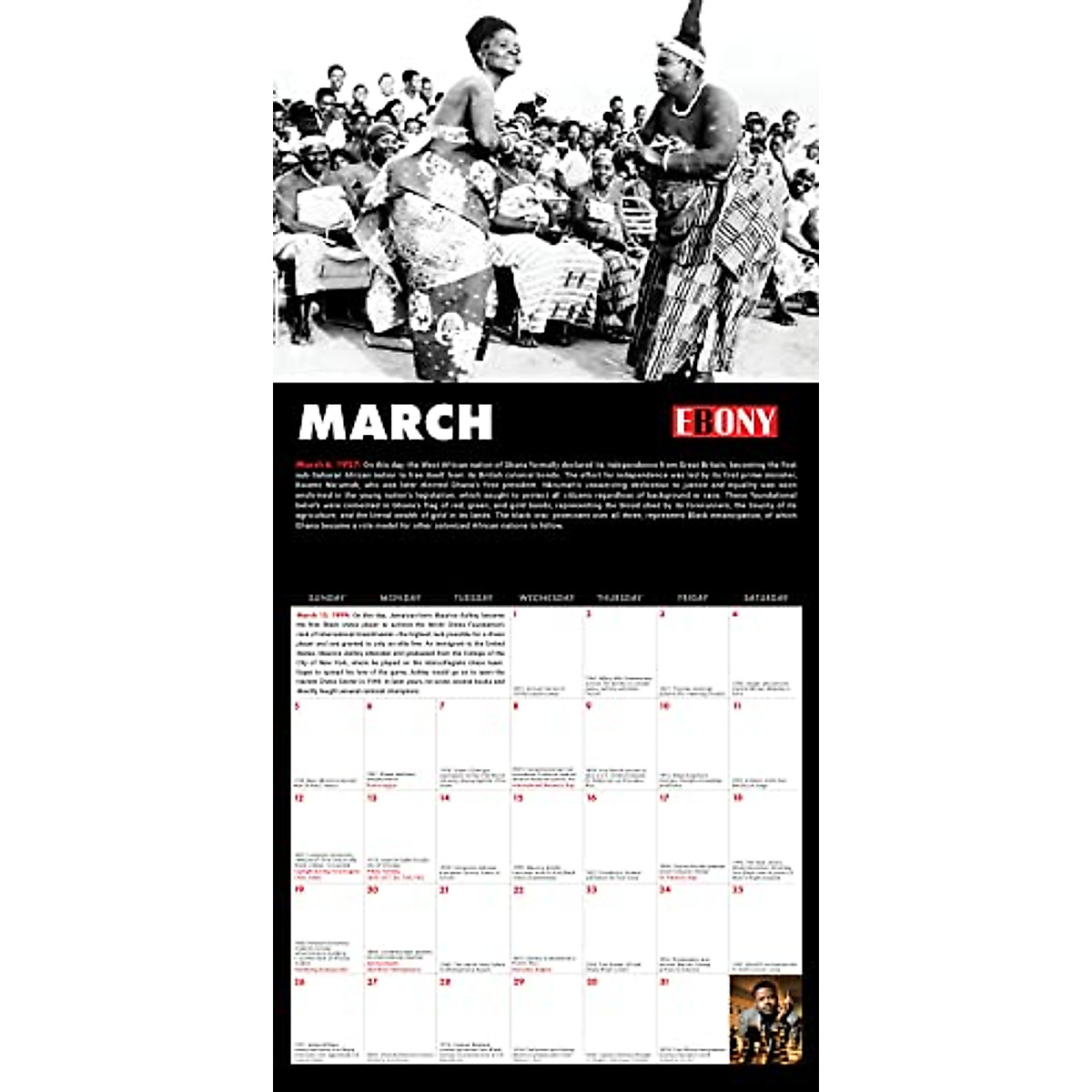 2023 This Day in Black History Wall Calendar: 365 Days of Incredible Black Icons, Achievements, and Events (12-Month Photography Calendar & Gift)