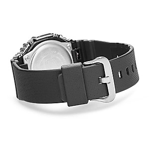 G-Shock Casio Metal Covered Octagonal Black Resin Band Watch GM2100-1A