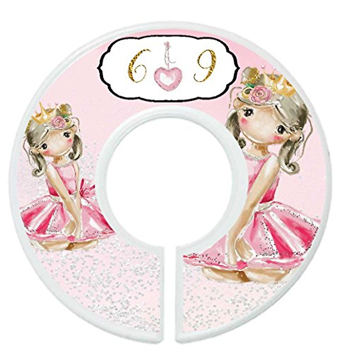 Mumsy Goose Nursery Closet Dividers Closet Organizers Baby Girl Clothes Dividers Ballerina