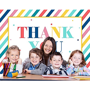Ticuenicoa 5×3ft Thank You Banner Labor Day Thanks for All You do Father Staff Teachers Professors Doctors Backdrop National Nurses Day Photography Background Grad Retirement Party Supplies