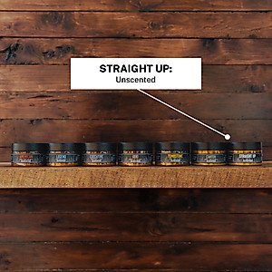 Live Bearded Beard Butter, 3 fl oz - Made in the USA - All-Natural Leave-in Conditioner and Softener with Shea | Straight Up Unscented - Fragrance-Free