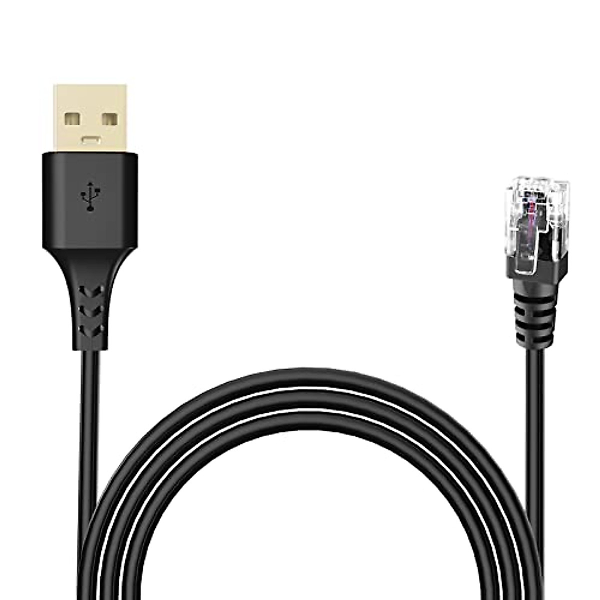 Radar Detector Cable, with USB to RJ11 Plug,for Escort Valentine One Uniden Beltronics Cobra Radar Detector,Replacement Power Cable for Radar Detectors(RJ11-3.3ft)