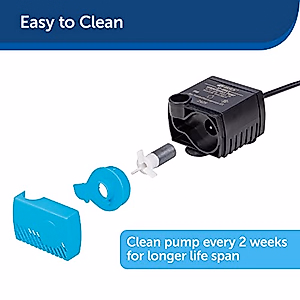 PetSafe Replacement Pump for Pet Drinking Fountains, Compatible with PetSafe Drinkwell Ceramic, Stainless Steel and 360 Dog and Cat Water Dispensers - PAC00-13206, Black