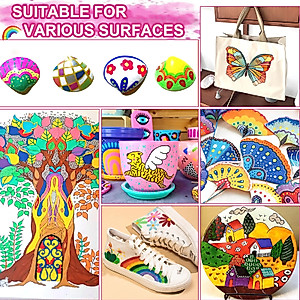 Oficrafted 80 Colors Acrylic Paint Pens, Premium Acrylic Paint Markers, Paint Pens & Paint Markers for Wood, Canvas, Rock Painting, Stone Surfaces,DIY Crafts Making