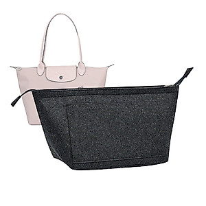 Lckaey Bag Organizer, le pliage organizer insert, large Tote Bag insert1014darkgrey-L