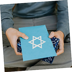 MERRYHAPY Unique Jewish Decorations for Hanukkah 50pcs Star Hanukkah Party Favor