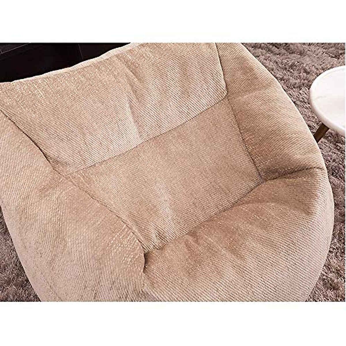 UXZDX Lazy Sofas Cover Chairs Without Filler Linen Cloth Lounger Seat Bean Bag Pouf Puff Couch Tatami Living Room,62cmx85cmx85cm