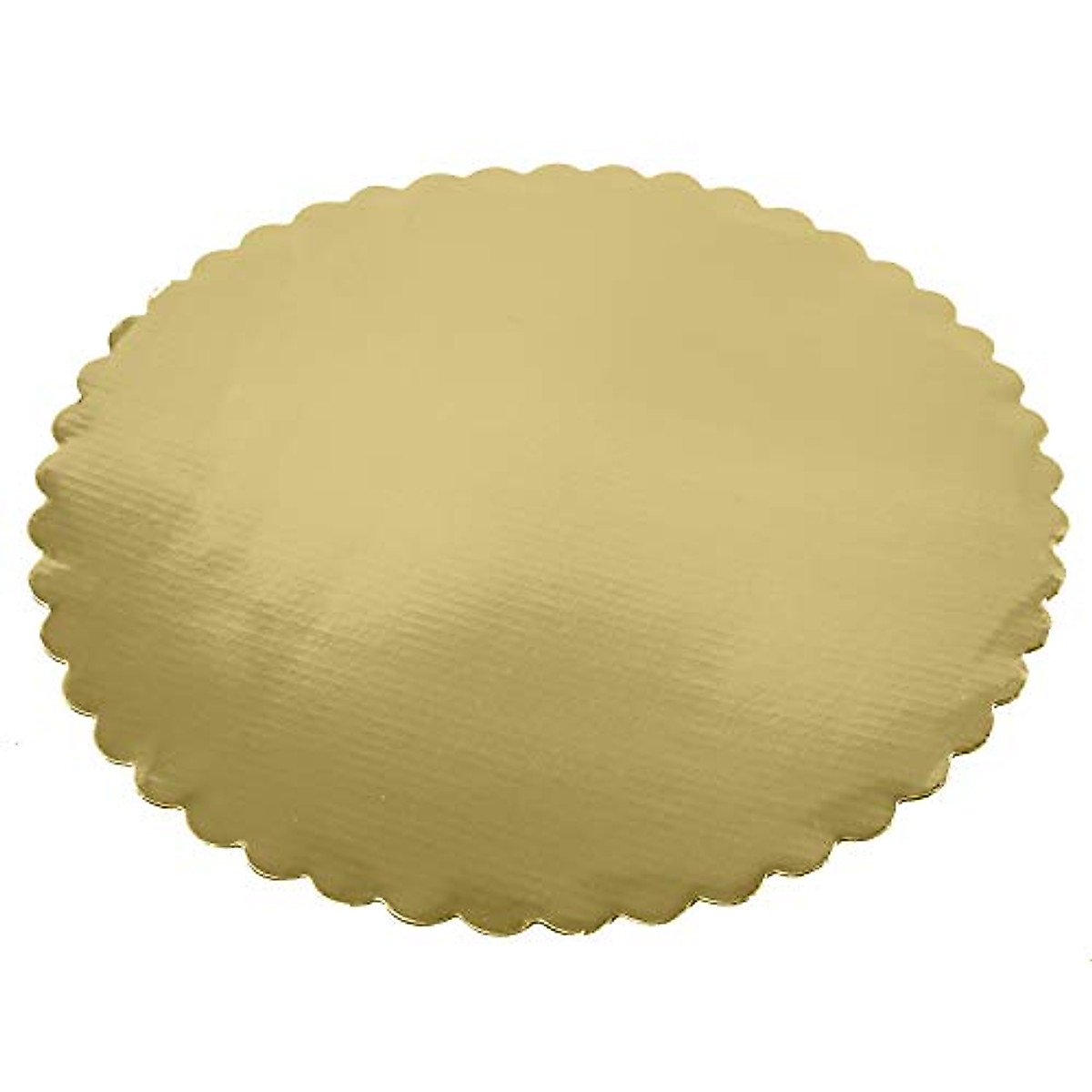 ONE MORE [25pcs] 10" Gold Cakeboard Round,Disposable Cake Circle Base Boards Cake Plate Round Coated Circle Cakeboard Base 10inch,Pack of 25