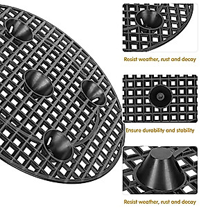 6 Pcs Big Potted Plant Stands - 12 Inch Patio & Deck Floor Protector,Plant Level Pot Elevator for Indoor Outdoor Garden Flower